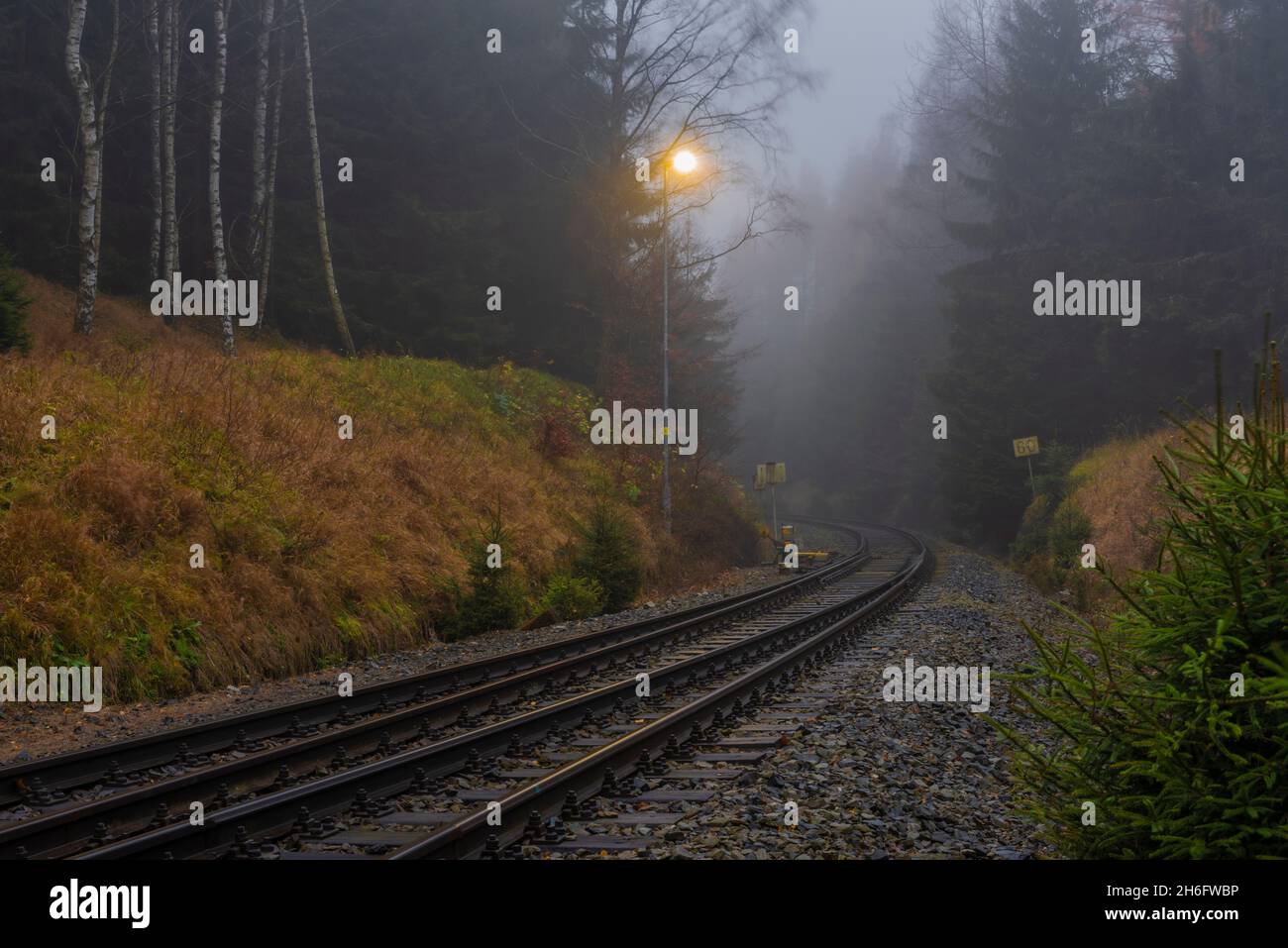 Czech railway semaphore signal hi-res stock photography and images - Alamy