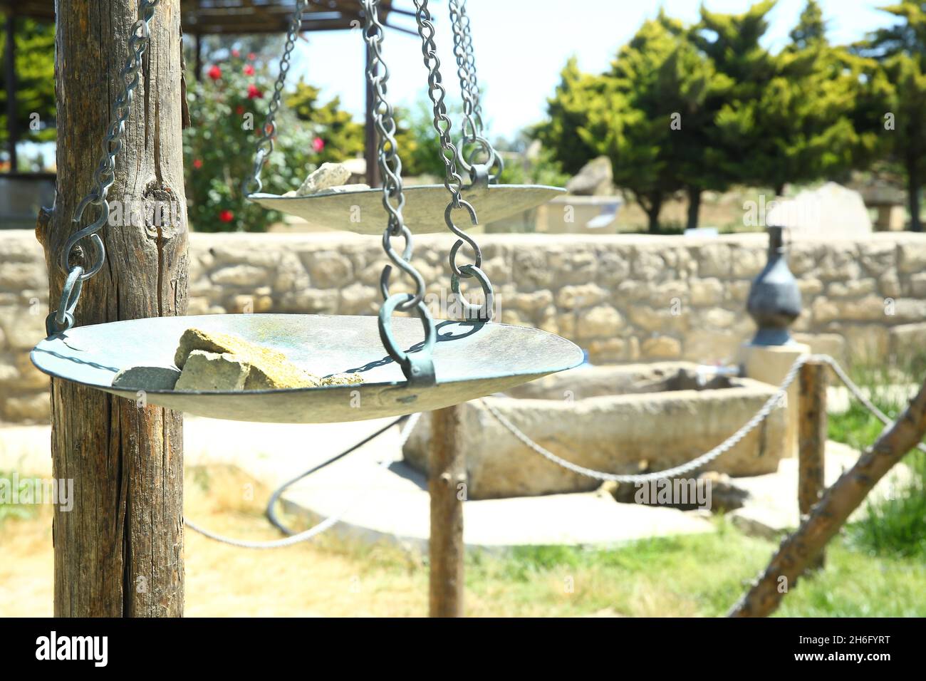 Ancient iron scales . wooden ancient scales . Ancient wooden scales ...