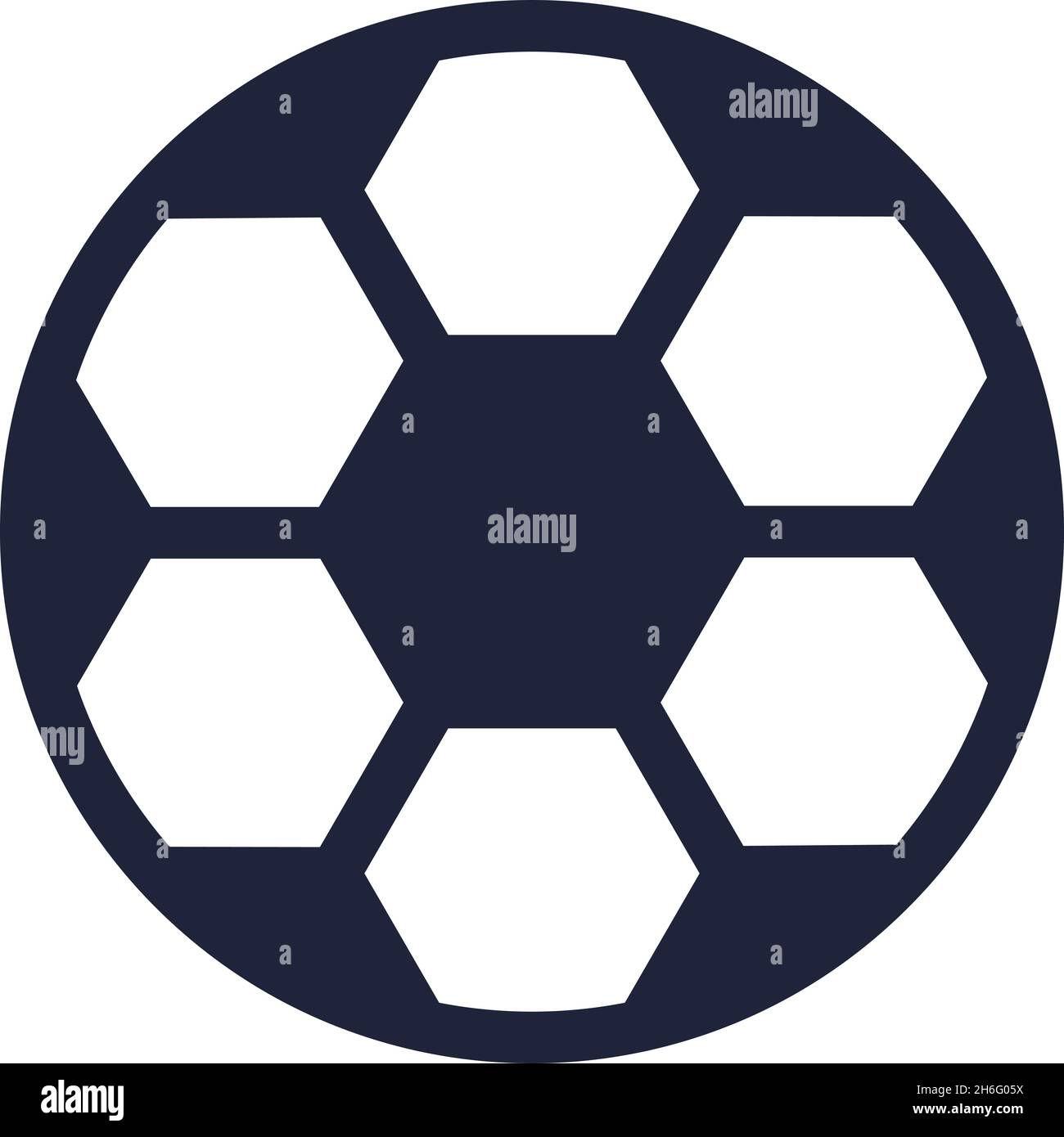 Soccer ball vector icon isolated football tool Stock Vector Image & Art ...