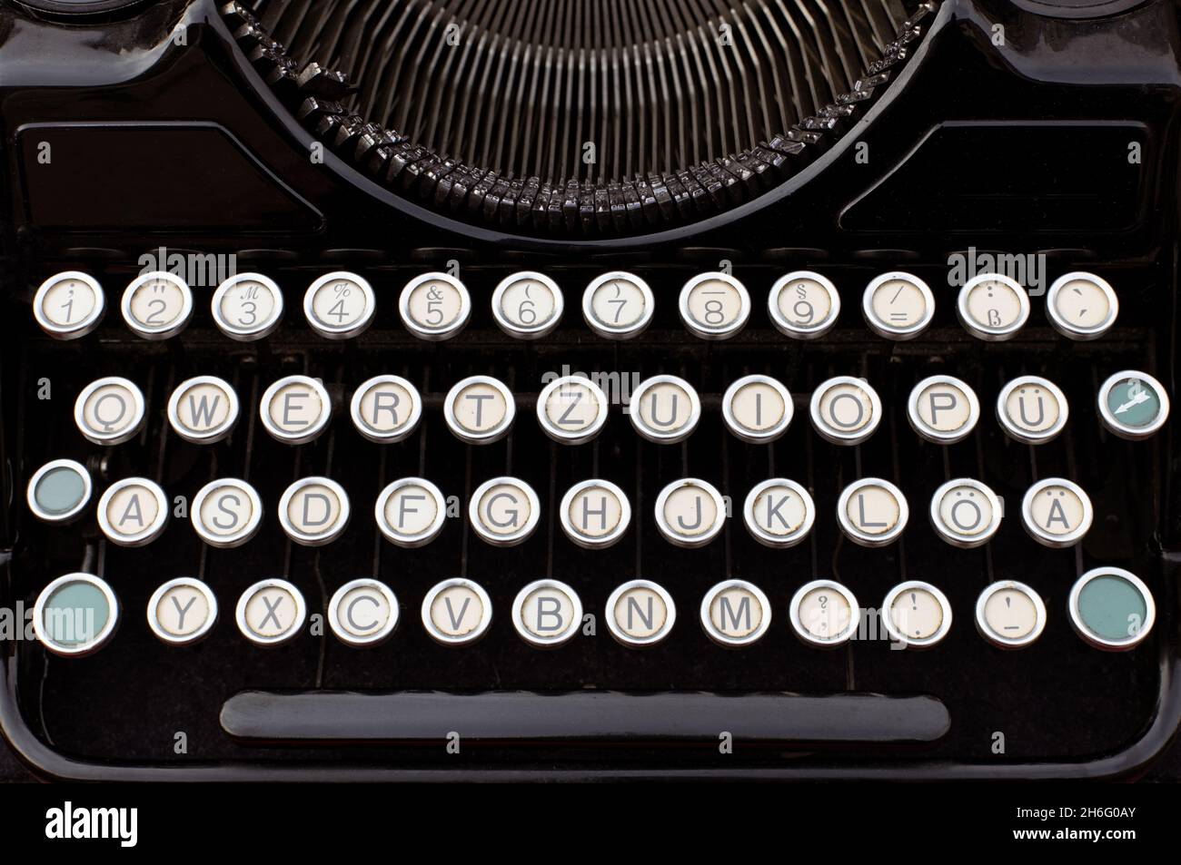 Photograph of antique typewriter Concepts of handwriting stories. Theme ...