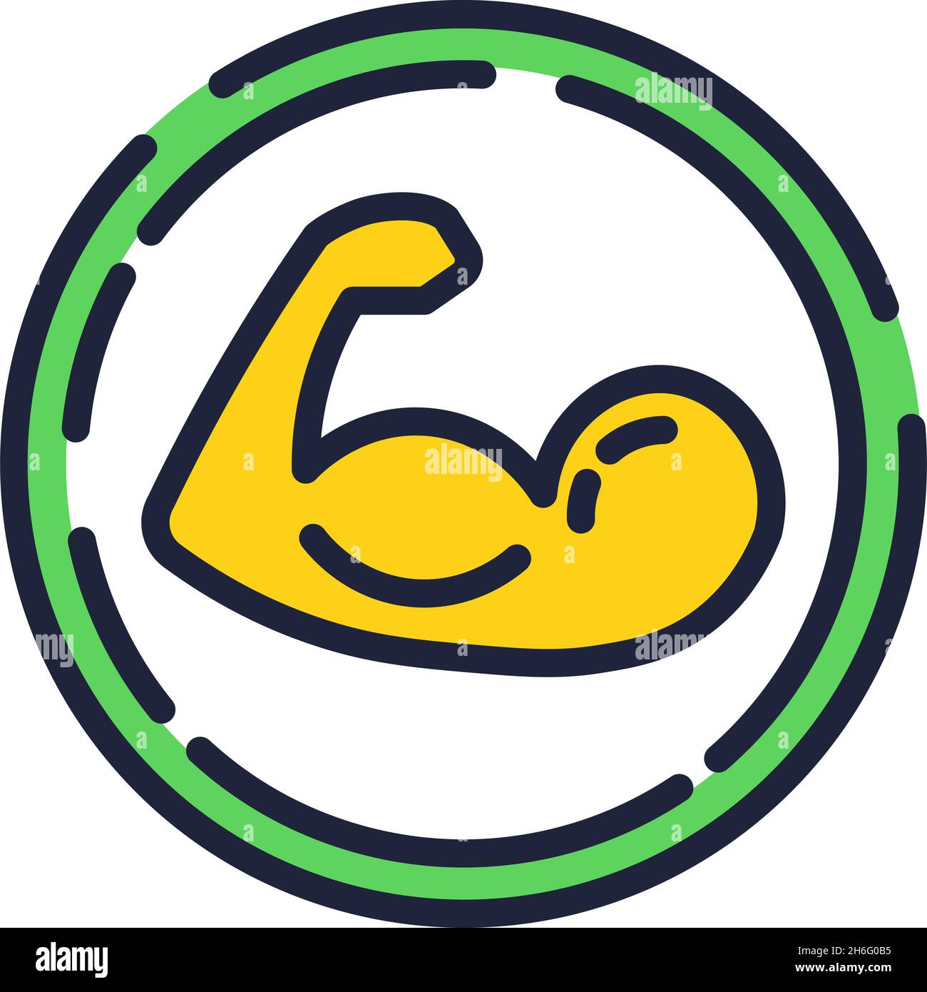 Arm circle logo hi-res stock photography and images - Alamy