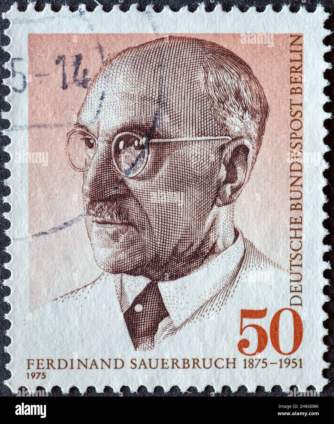 GERMANY, Berlin - CIRCA 1975: a postage stamp from Germany, Berlin ...