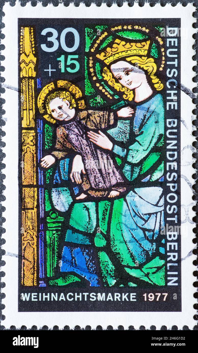 GERMANY, Berlin - CIRCA 1977: a postage stamp from Germany, Berlin ...