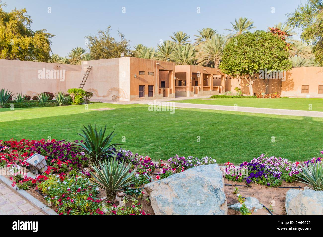 Garden of Al Ain Palace Sheikh Zayed Palace Museum in Al Ain, United ...