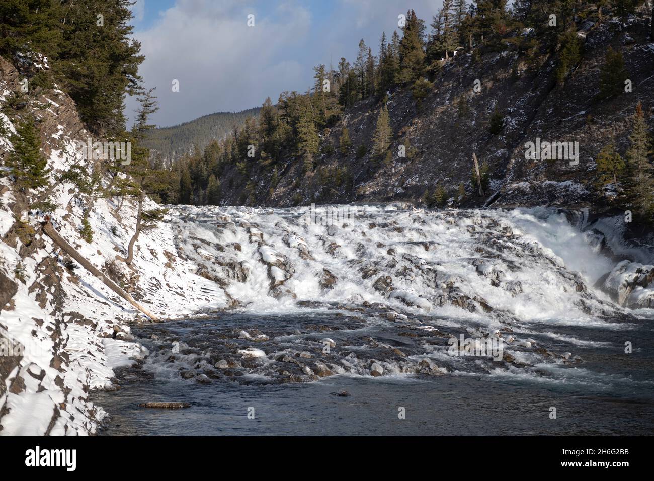 Bow Falls, Banff, Banff National Park, Alberta, Canada Stock Photo - Alamy