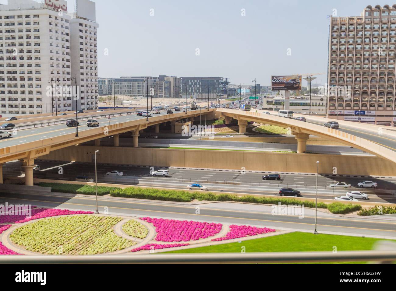 Modern road intersection in dubai hi-res stock photography and images ...