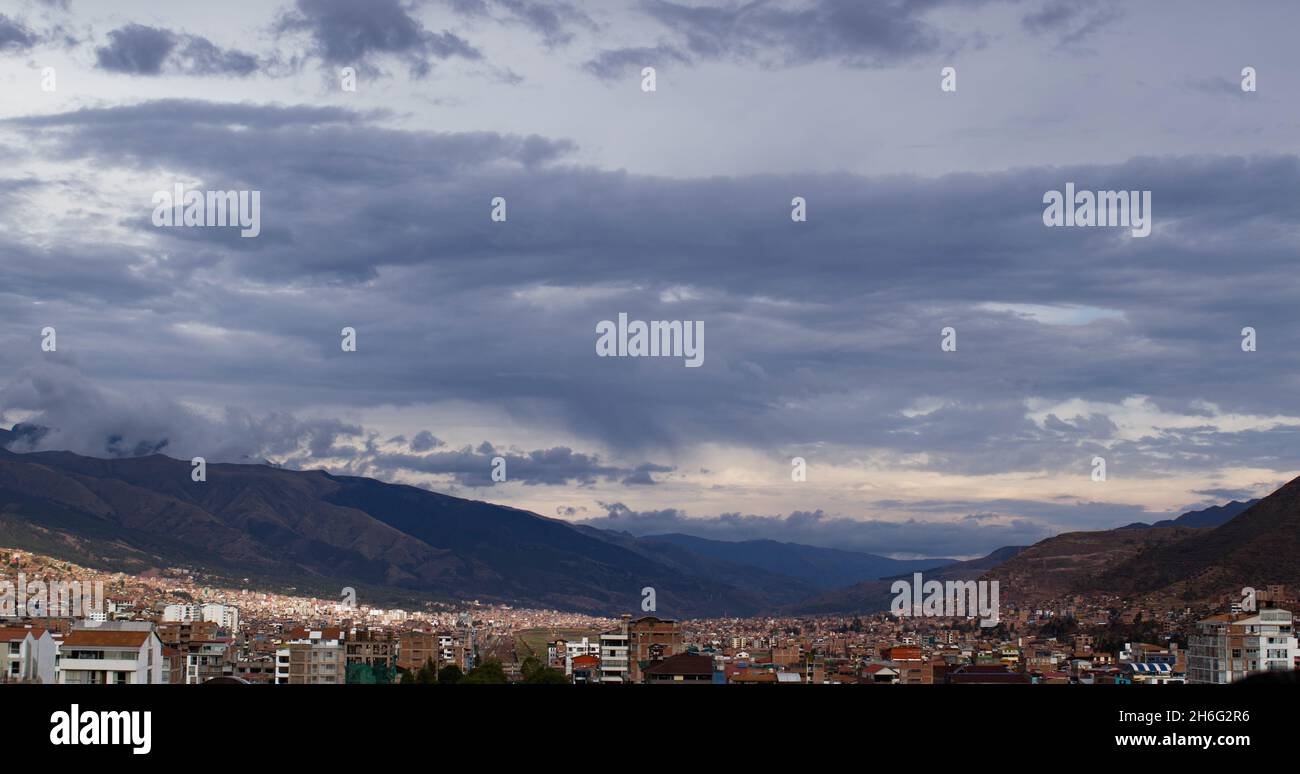 Andean cityscape - Cusco Peru Stock Photo - Alamy