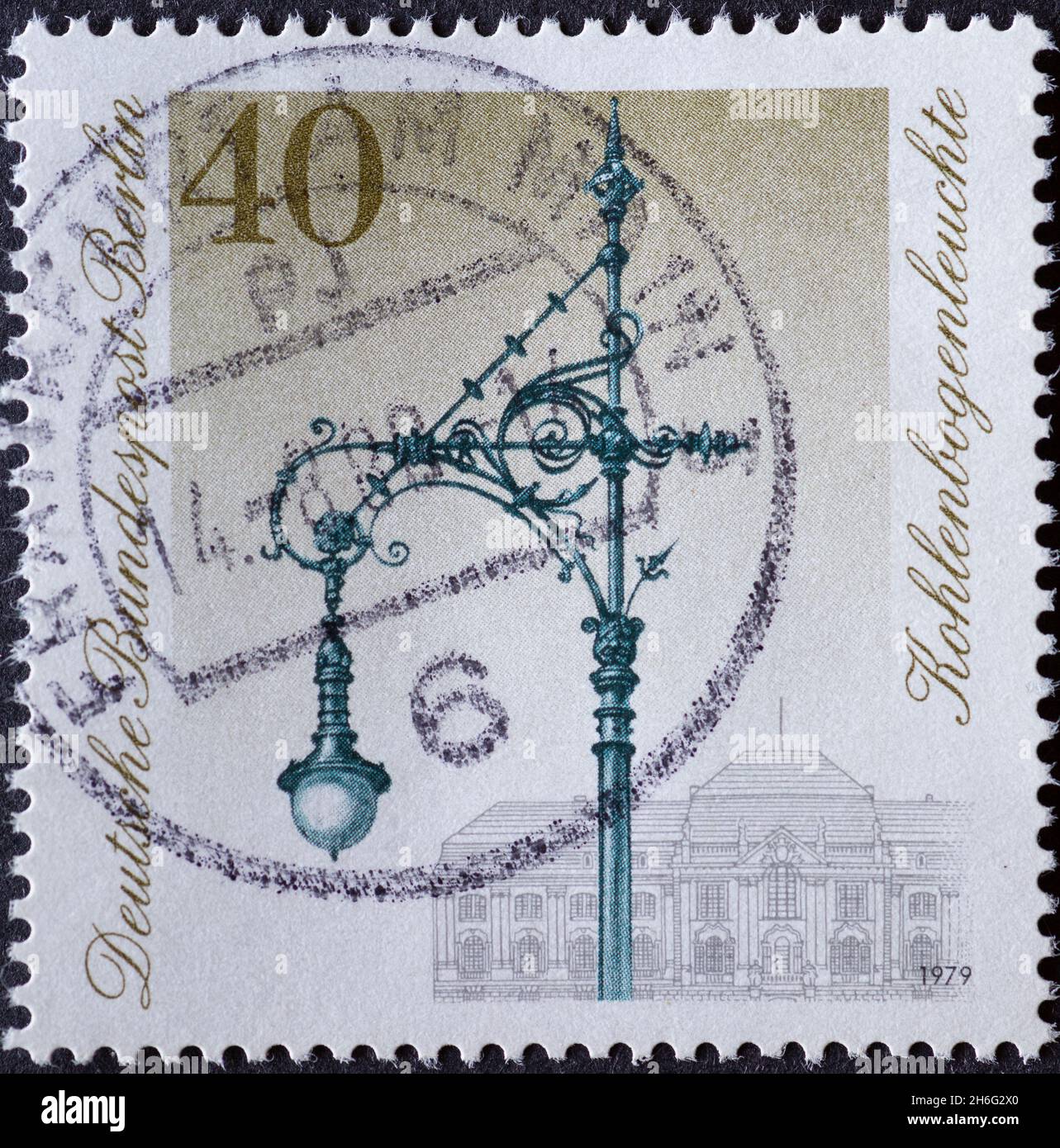 GERMANY, Berlin - CIRCA 1979: a postage stamp from Germany, Berlin ...