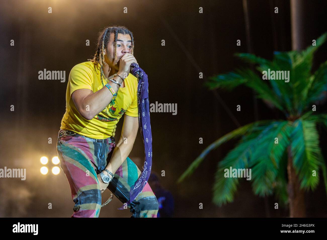 24kGoldn (Golden Landis Von Jones) during the Day N Vegas Music ...