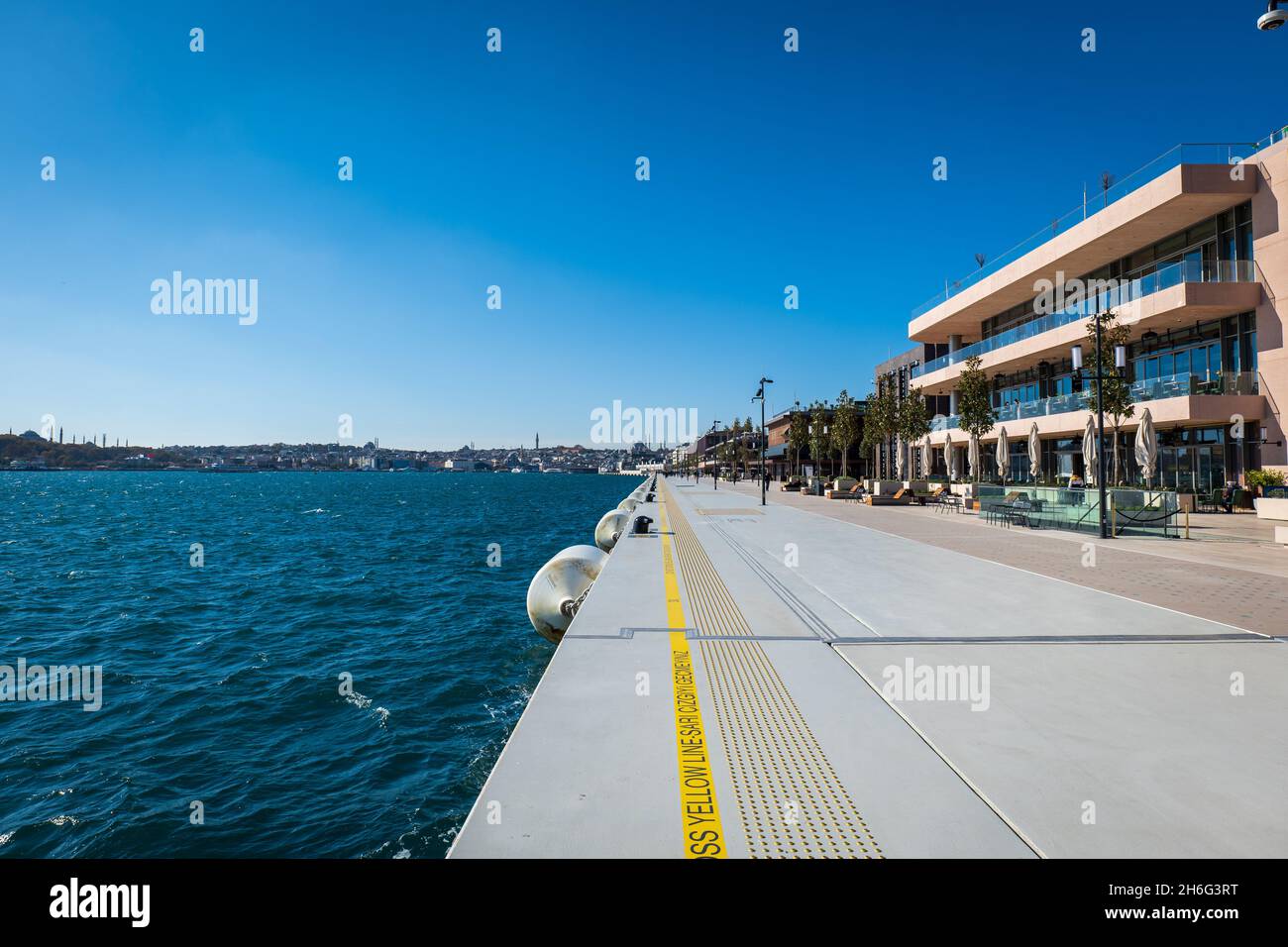 Istanbul, Turkey - November 2021: Galataport, the new cruise port of ...