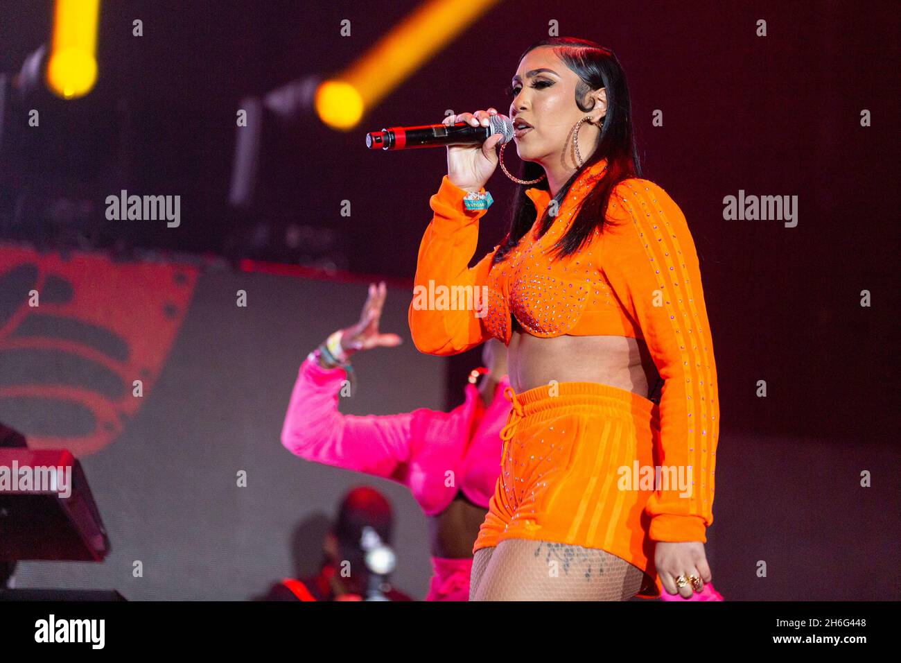 Queen Naija (Queen Naija Bulls) during the Day N Vegas Music Festival ...