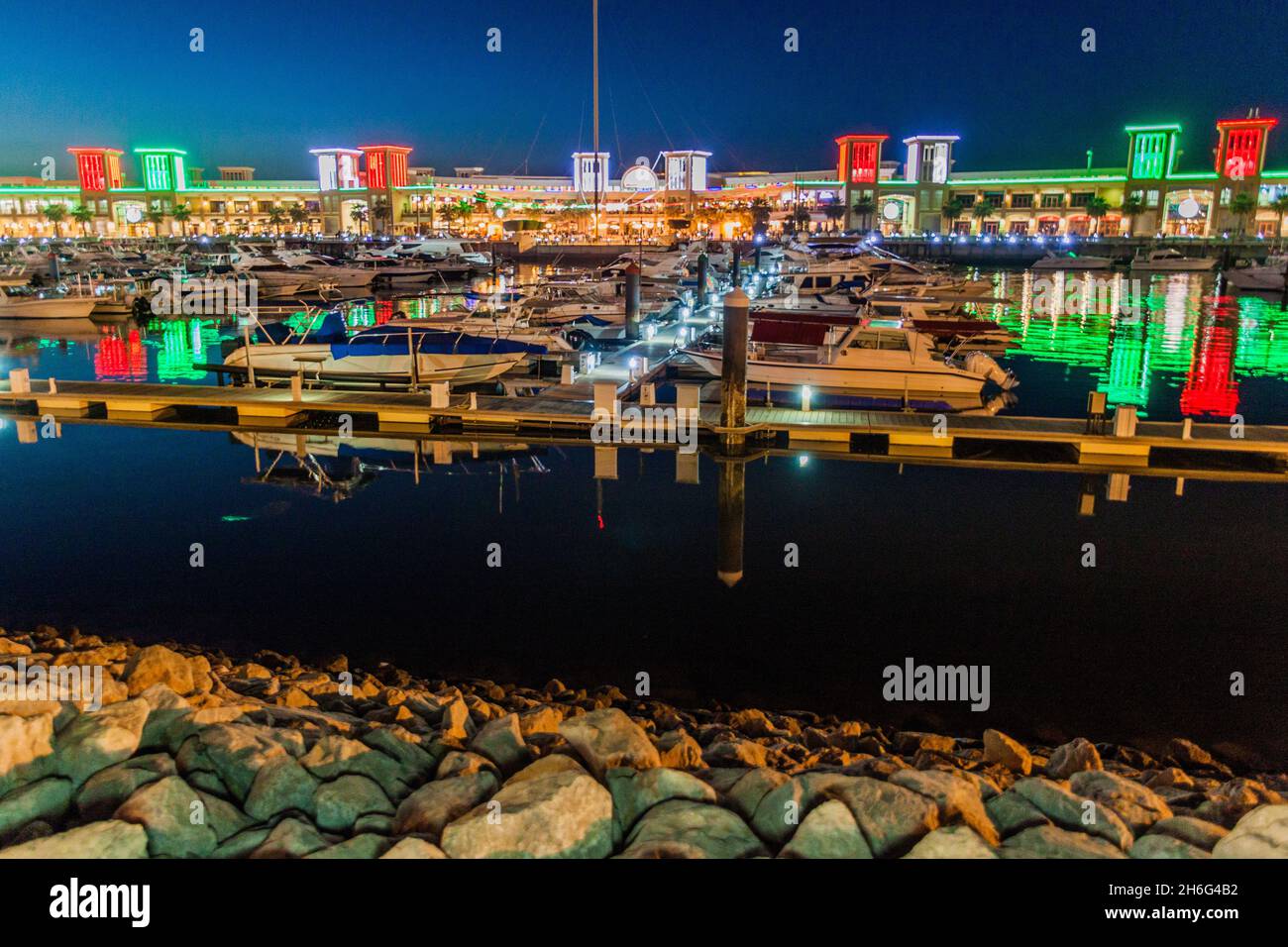 Boats in Sharq Marina in Kuwait City Stock Photo - Alamy