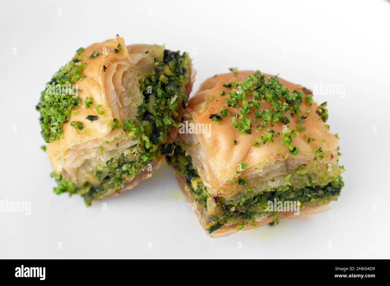 Fresh homemade Baklava middle eastern sweet dessert food pastry cakes ...