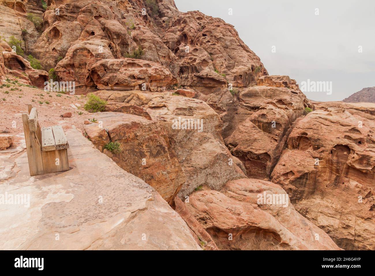 Viewpoint at the ancient city Petra, Jordan Stock Photo - Alamy