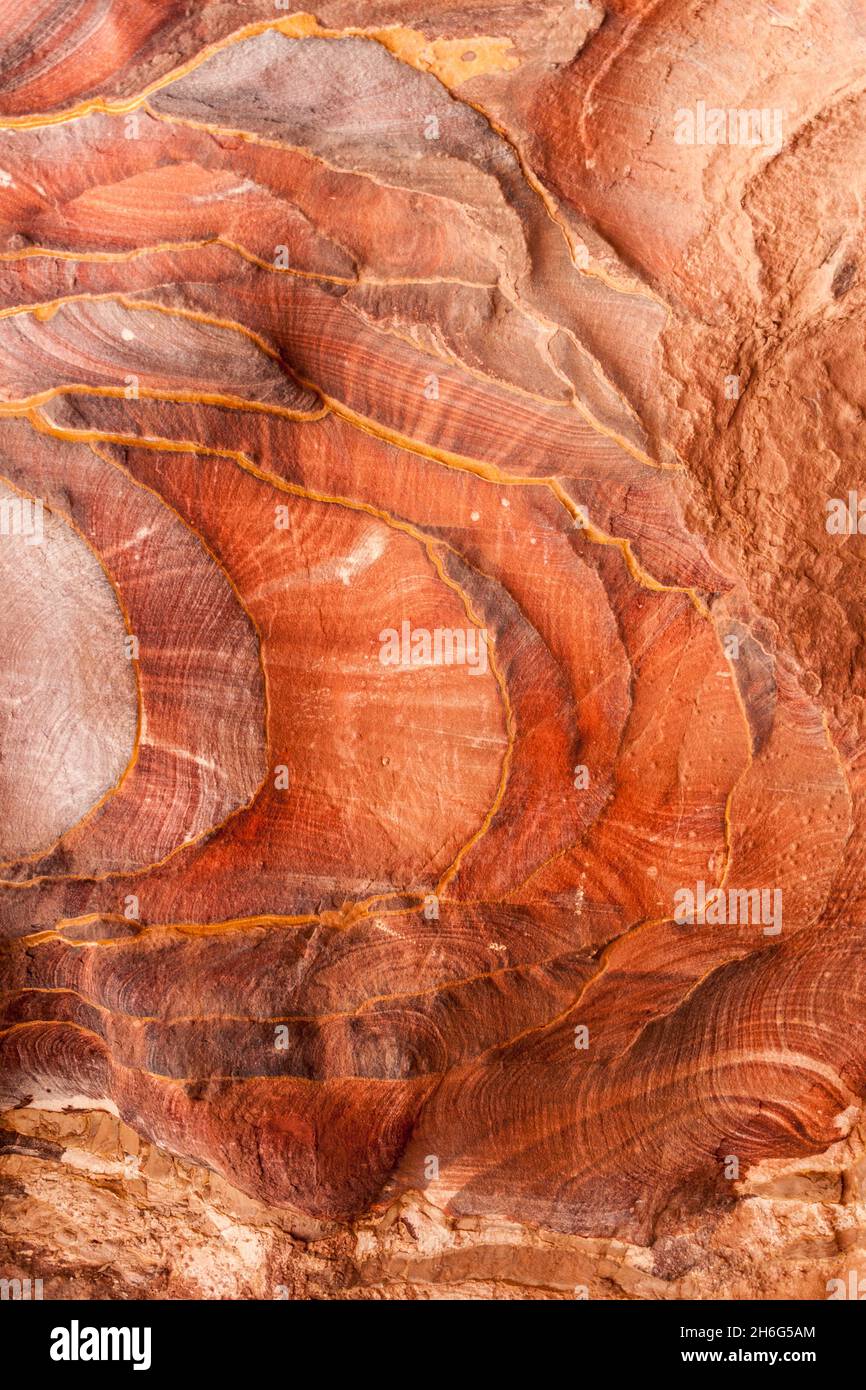 Detail of a sandstone stratification Stock Photo - Alamy