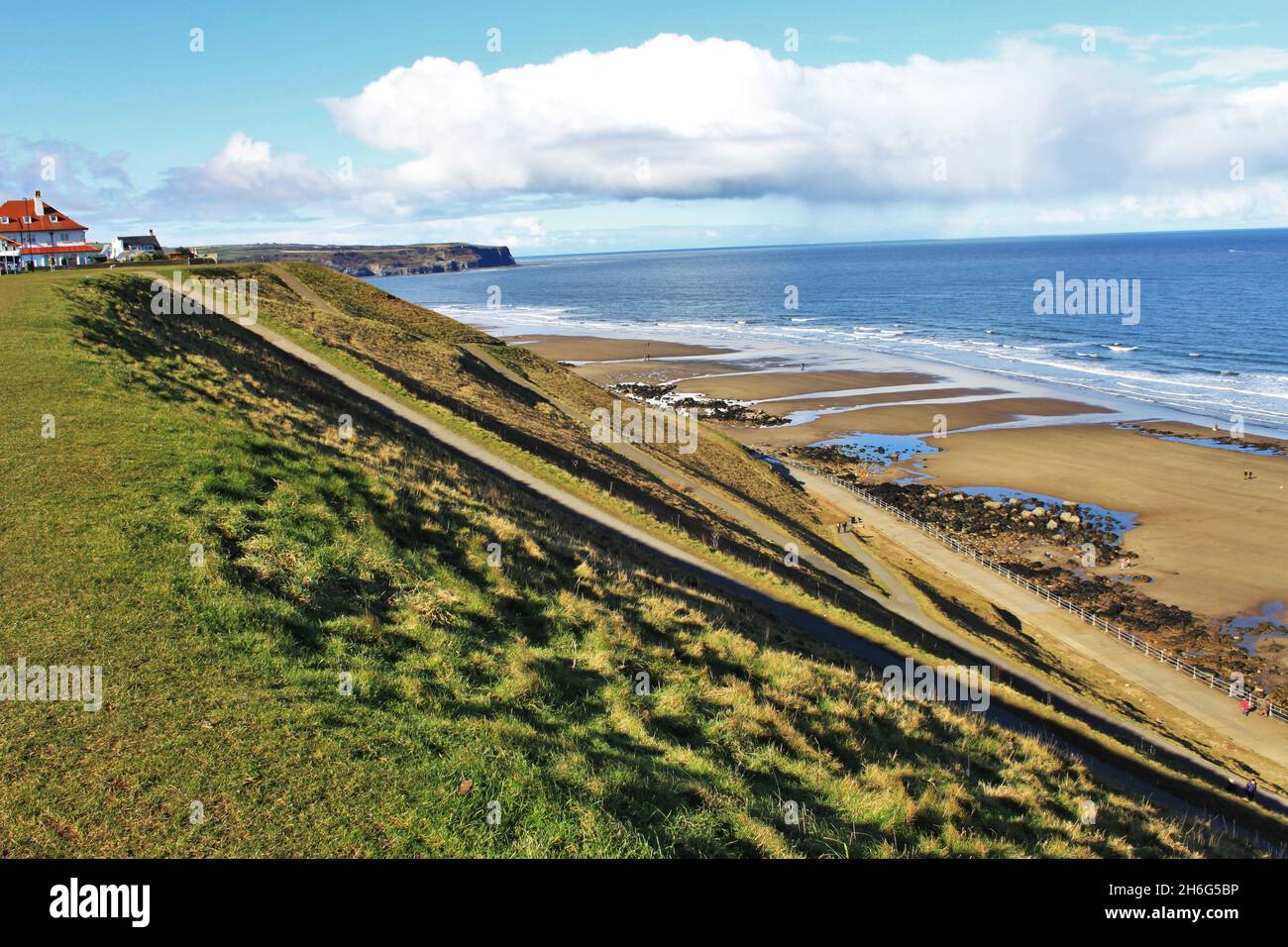 Whitby beach - England Stock Photo - Alamy