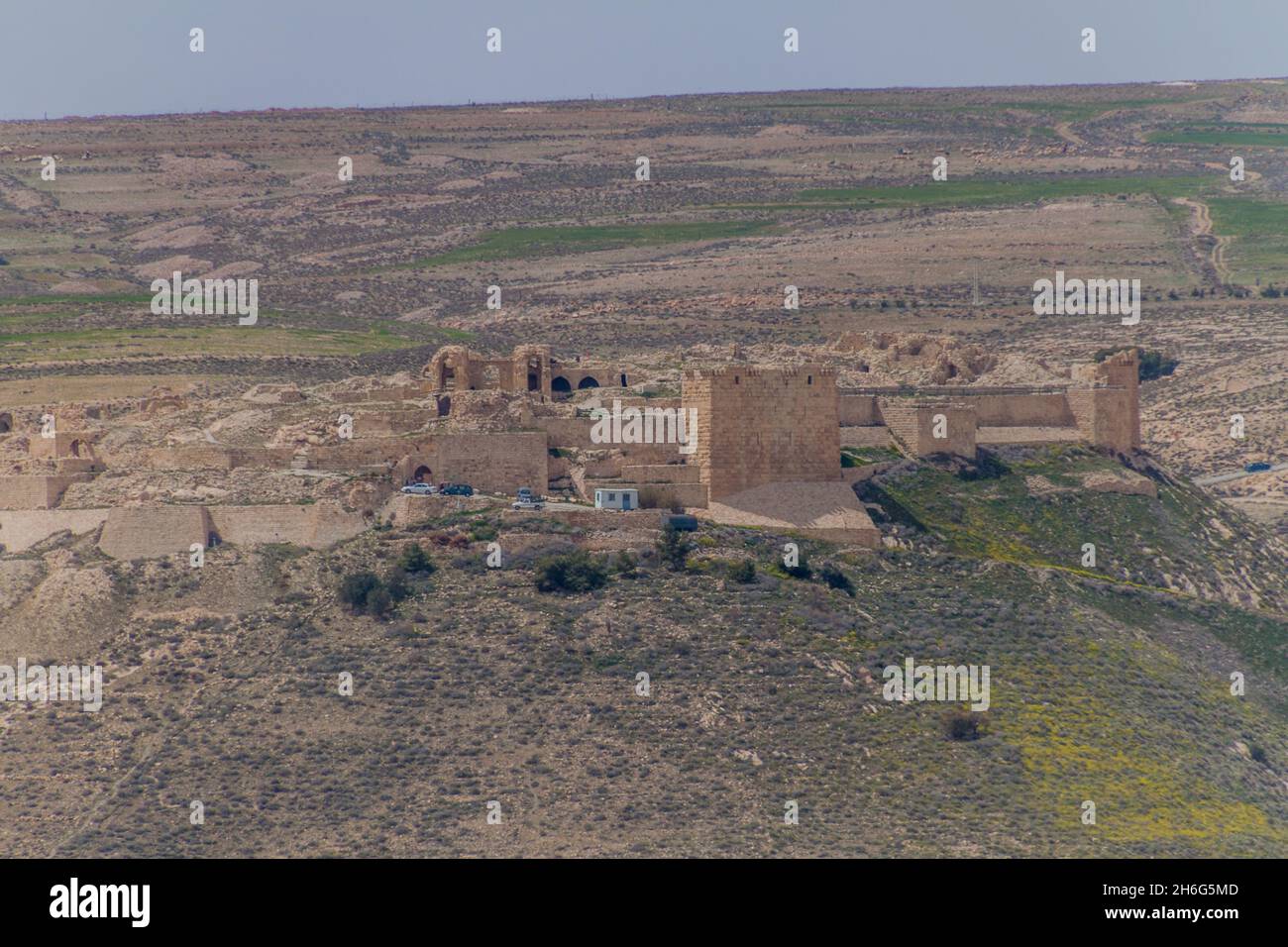 View of Shobak castle in Jordan Stock Photo - Alamy