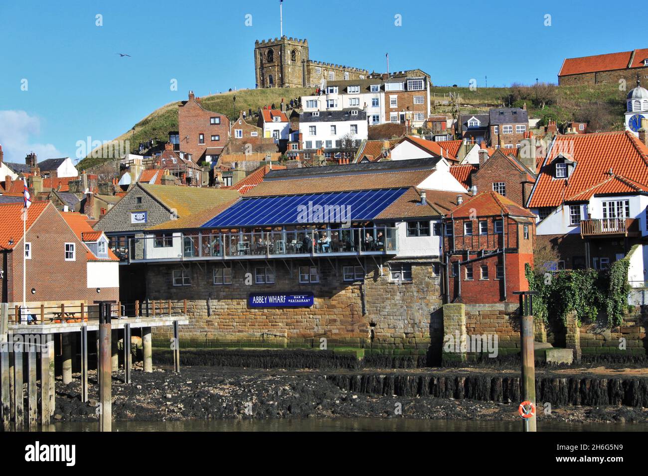 Whitby Quayside - England Stock Photo - Alamy