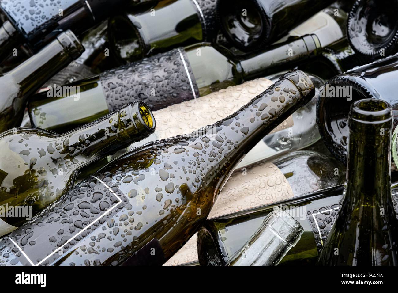 Old style wine bottles hi-res stock photography and images - Alamy