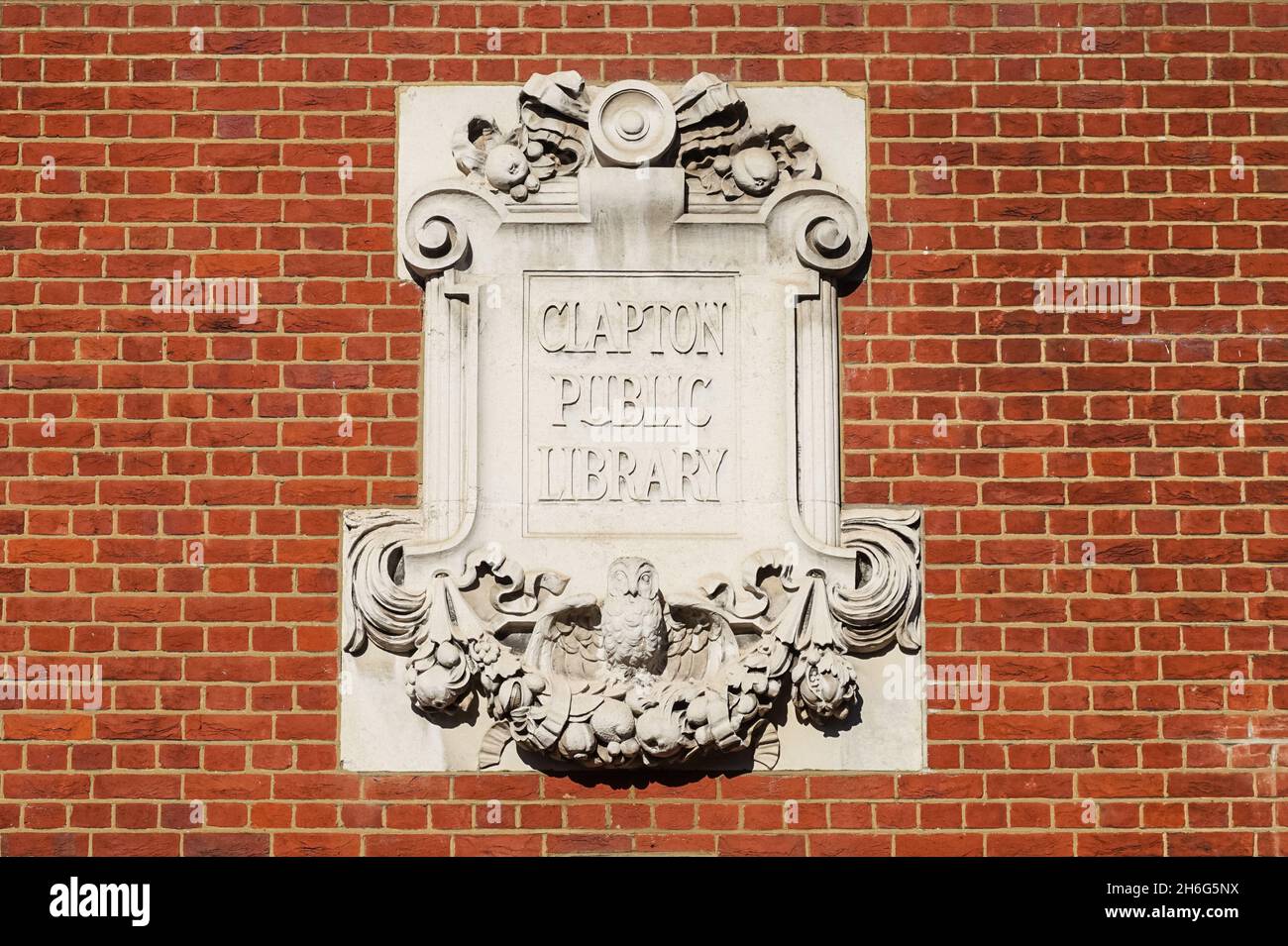 Clapton public library in London, England United Kingdom UK Stock Photo ...