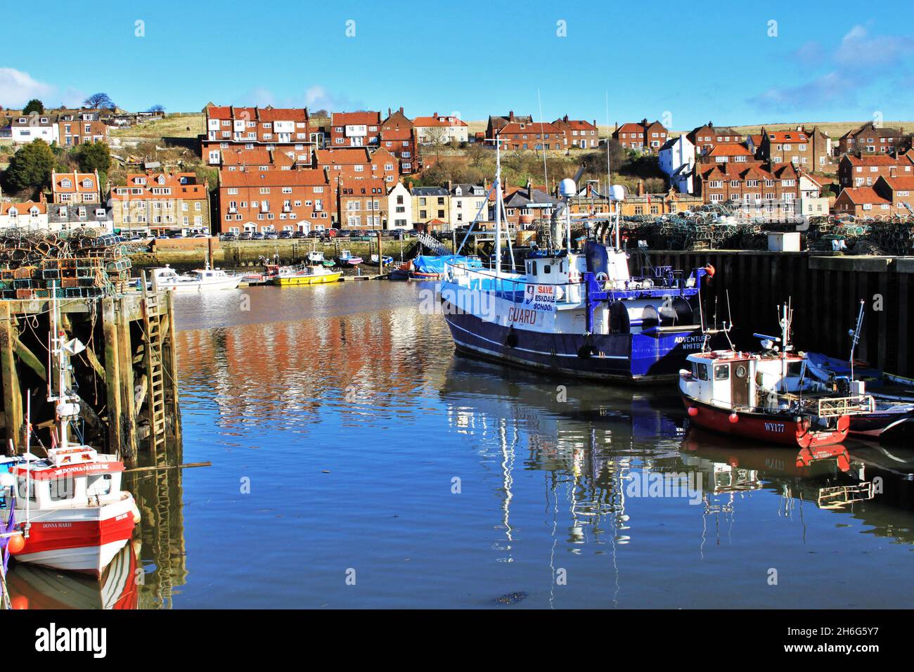 Whitby Marina - England Stock Photo - Alamy