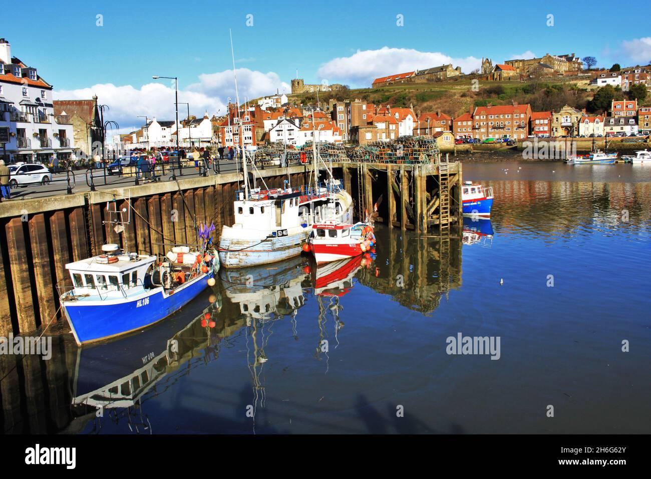 Whitby Marina - England Stock Photo - Alamy