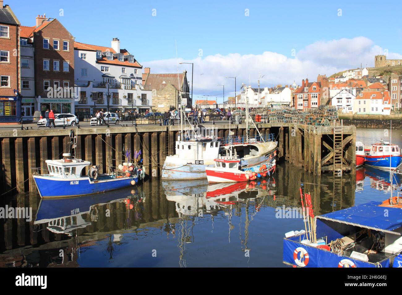 Whitby Marina - England Stock Photo - Alamy