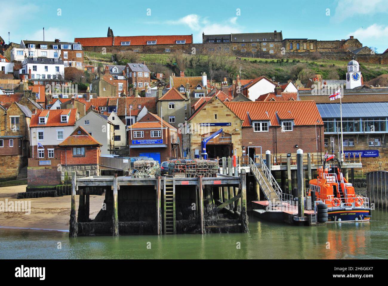 Whitby Quayside - England Stock Photo - Alamy