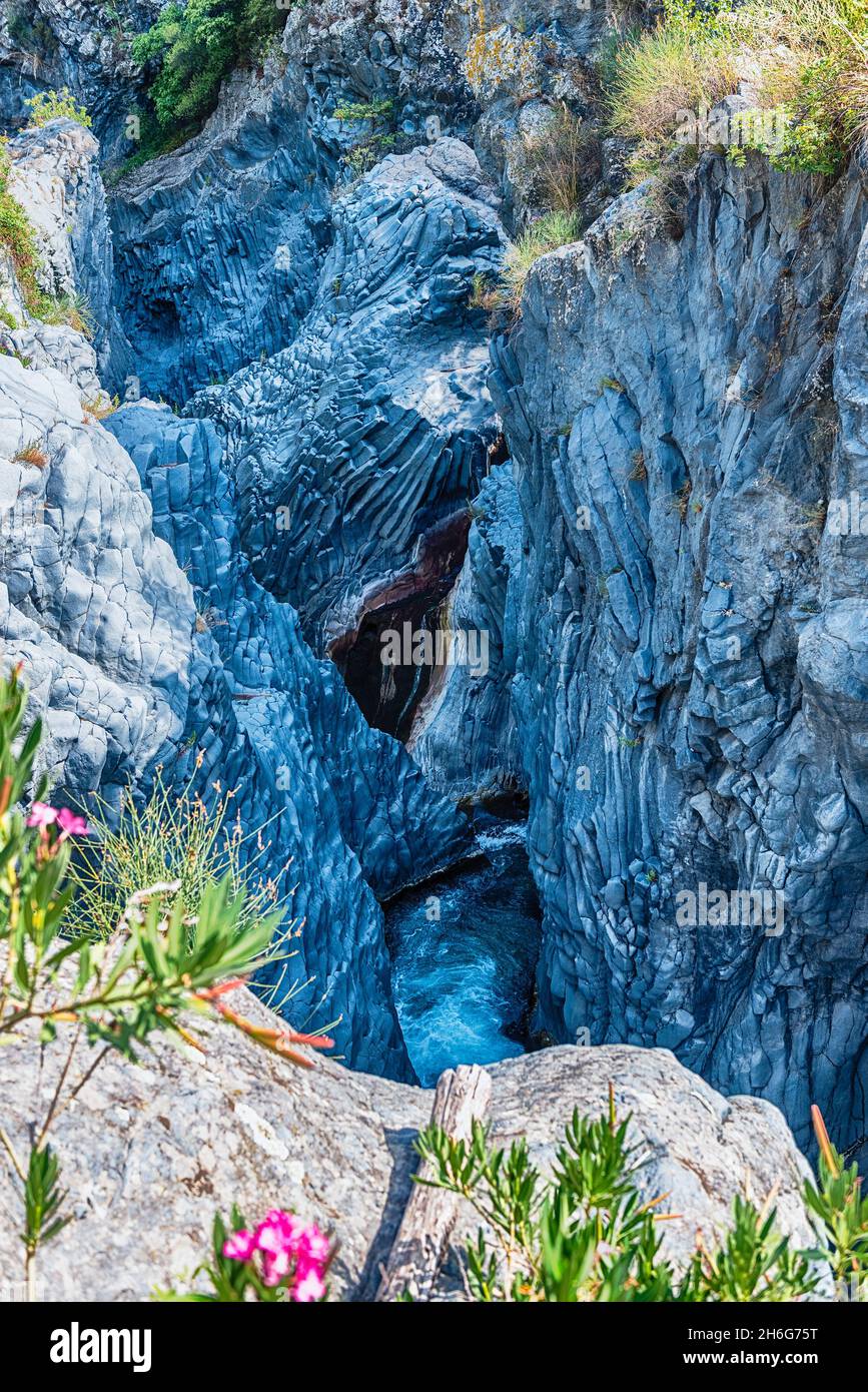 The impressive natural system of gorges and ravines eroded over the ...