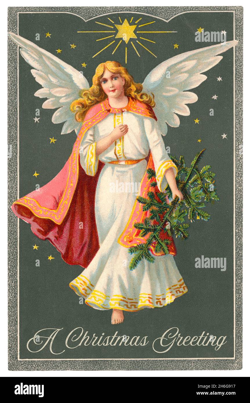 Angel postcard Cut Out Stock Images & Pictures - Alamy