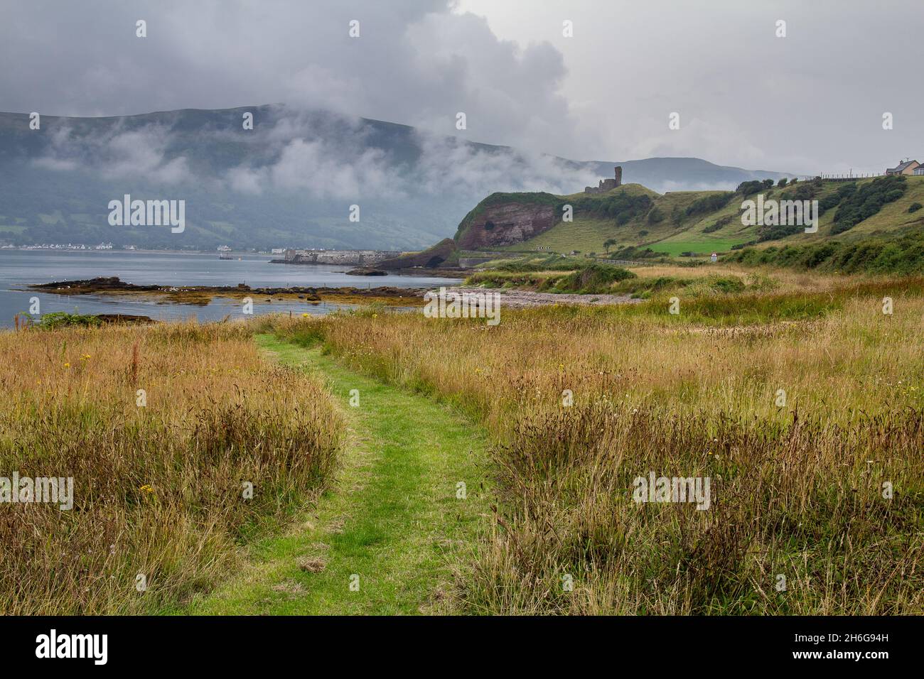 Redbay Castle, Co. Antrim, Northern Ireland Stock Photo - Alamy