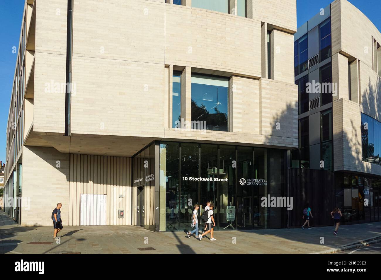 University of Greenwich, Stockwell Street Library, London England ...