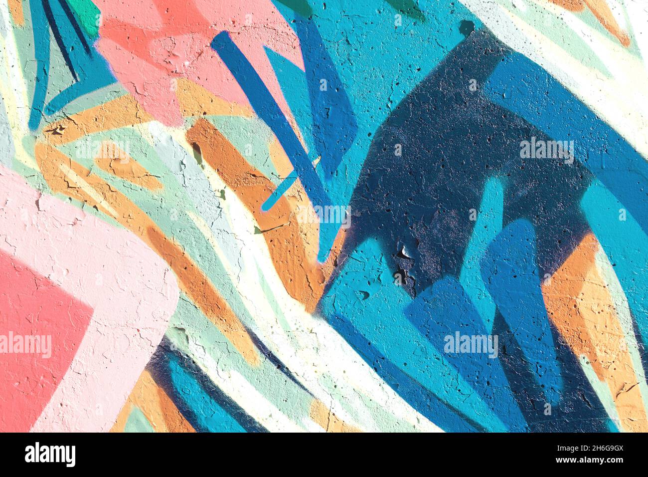 close up of colorful urban wall texture Stock Photo - Alamy