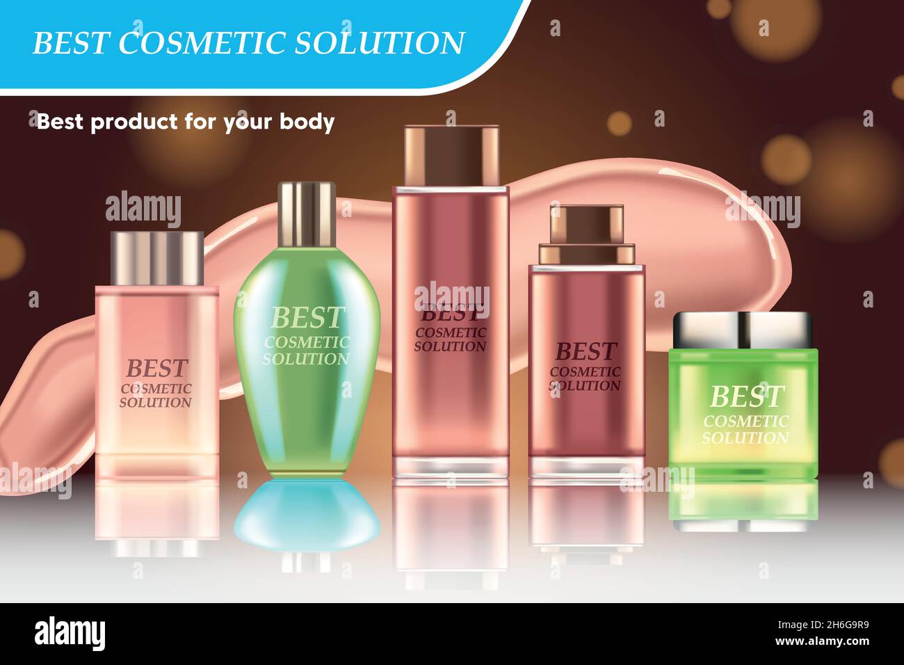 Cosmetics packages design, beauty products vector. Vector illustration ...