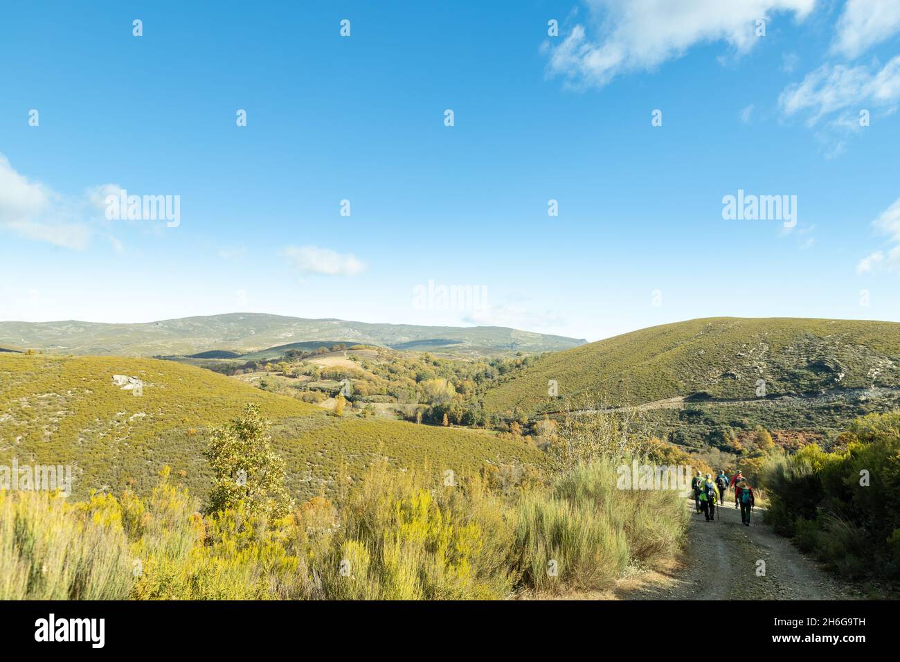 Castañar de Hermisende, Zamora Stock Photo - Alamy