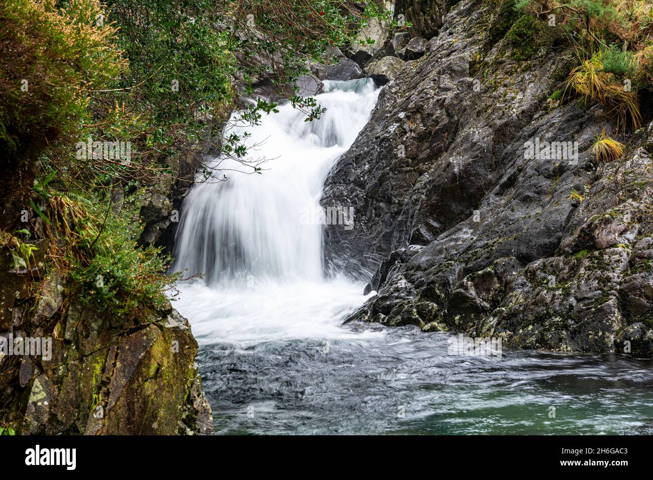 Ritsons Force Waterfall on Mosedale Beck in Mosedale in the Lake ...