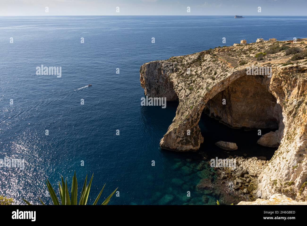 The Blue Grotto in Malta Stock Photo - Alamy