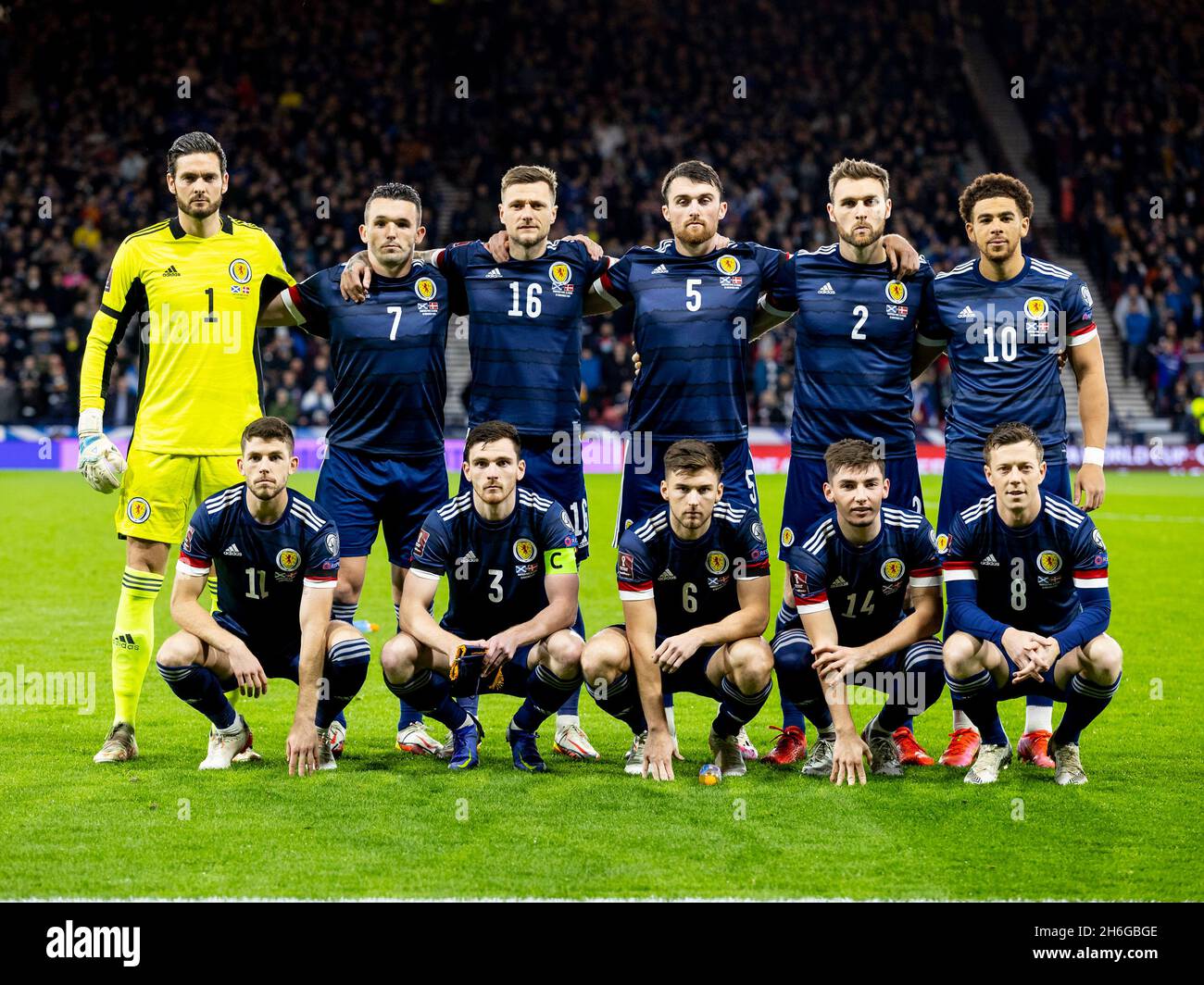 15th November 2021; Hampden Park, Glasgow, Scotland, FIFA World Cup ...