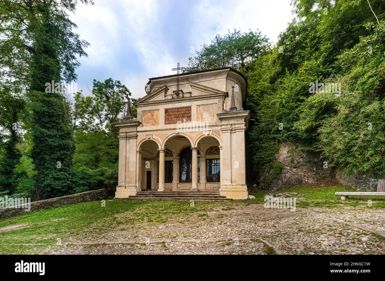 Jesus is crucified. Tenth chapel on the pilgrimage to the Sanctuary of ...