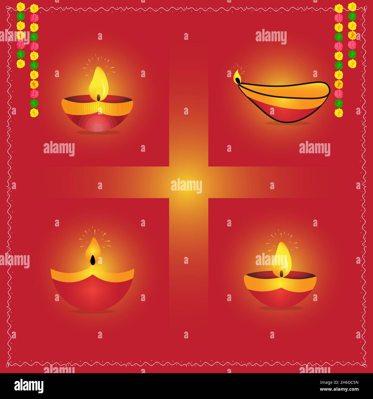 Diwali icons hi-res stock photography and images - Alamy