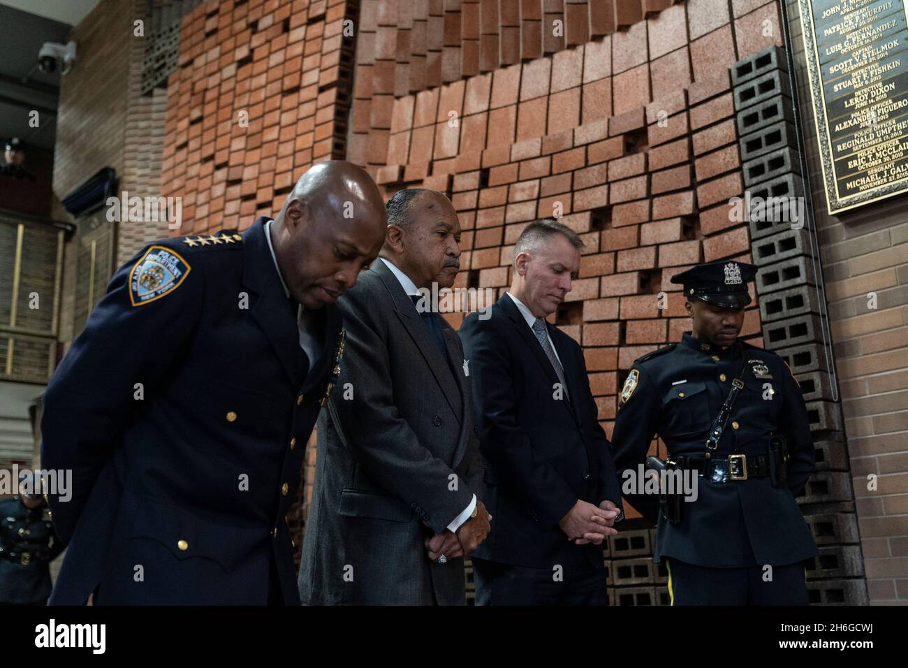 New York, USA. 15th Nov, 2021. Chief of Department Rodney Harrison ...