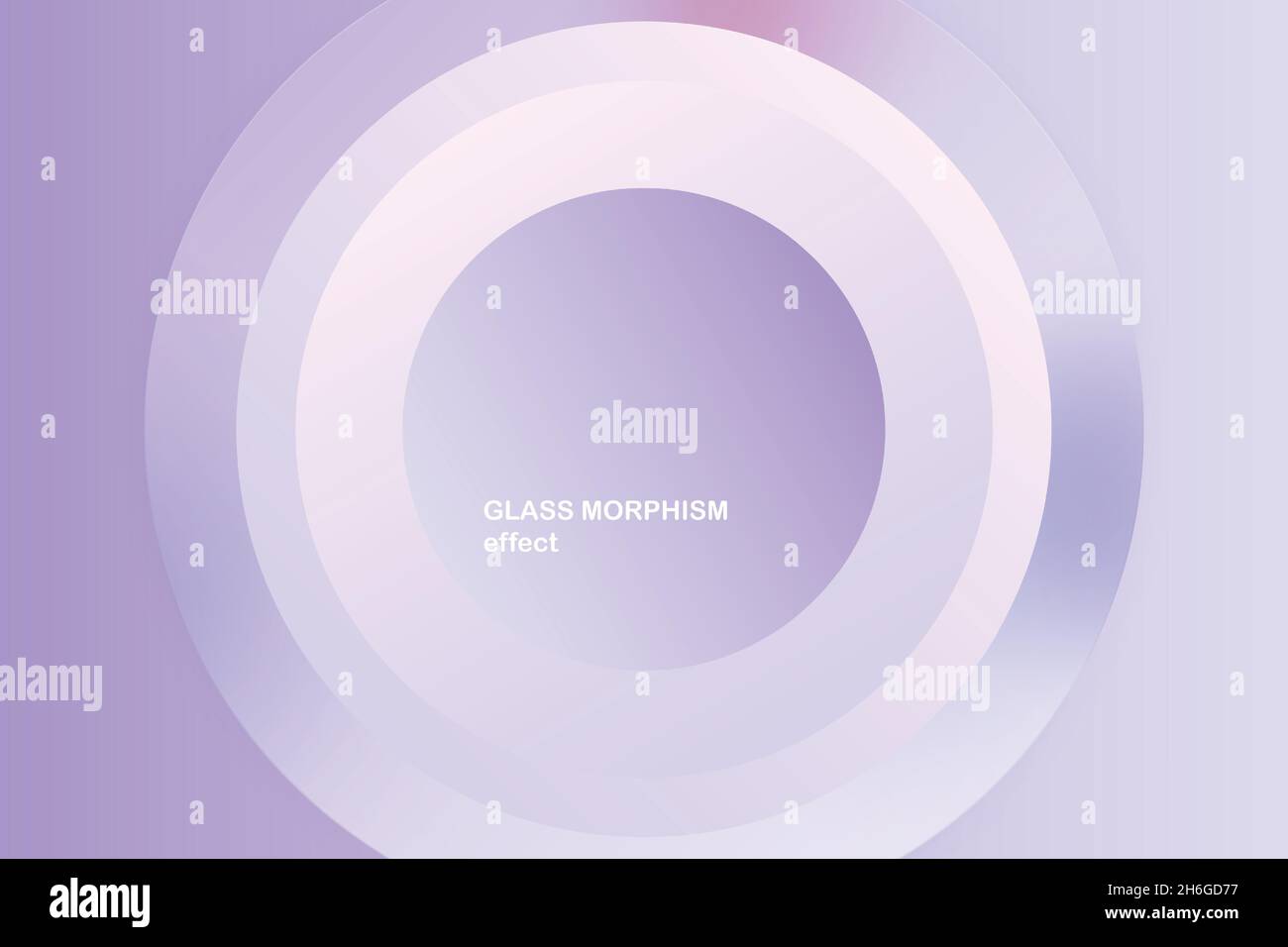 Modern background with glass morphism vector effect. Transparent glass ...