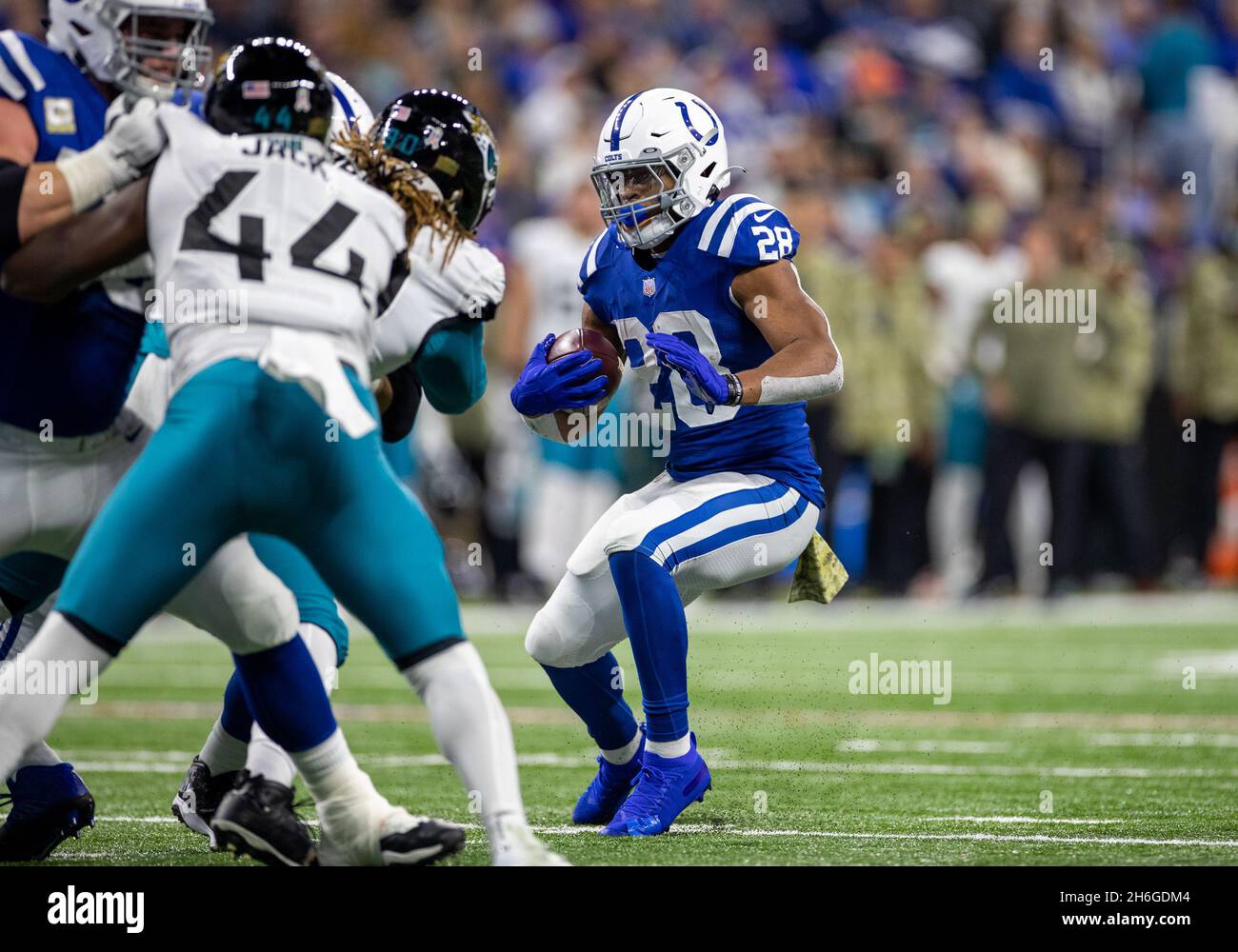 November 14, 2021: Indianapolis Colts running back Jonathan Taylor (28 ...