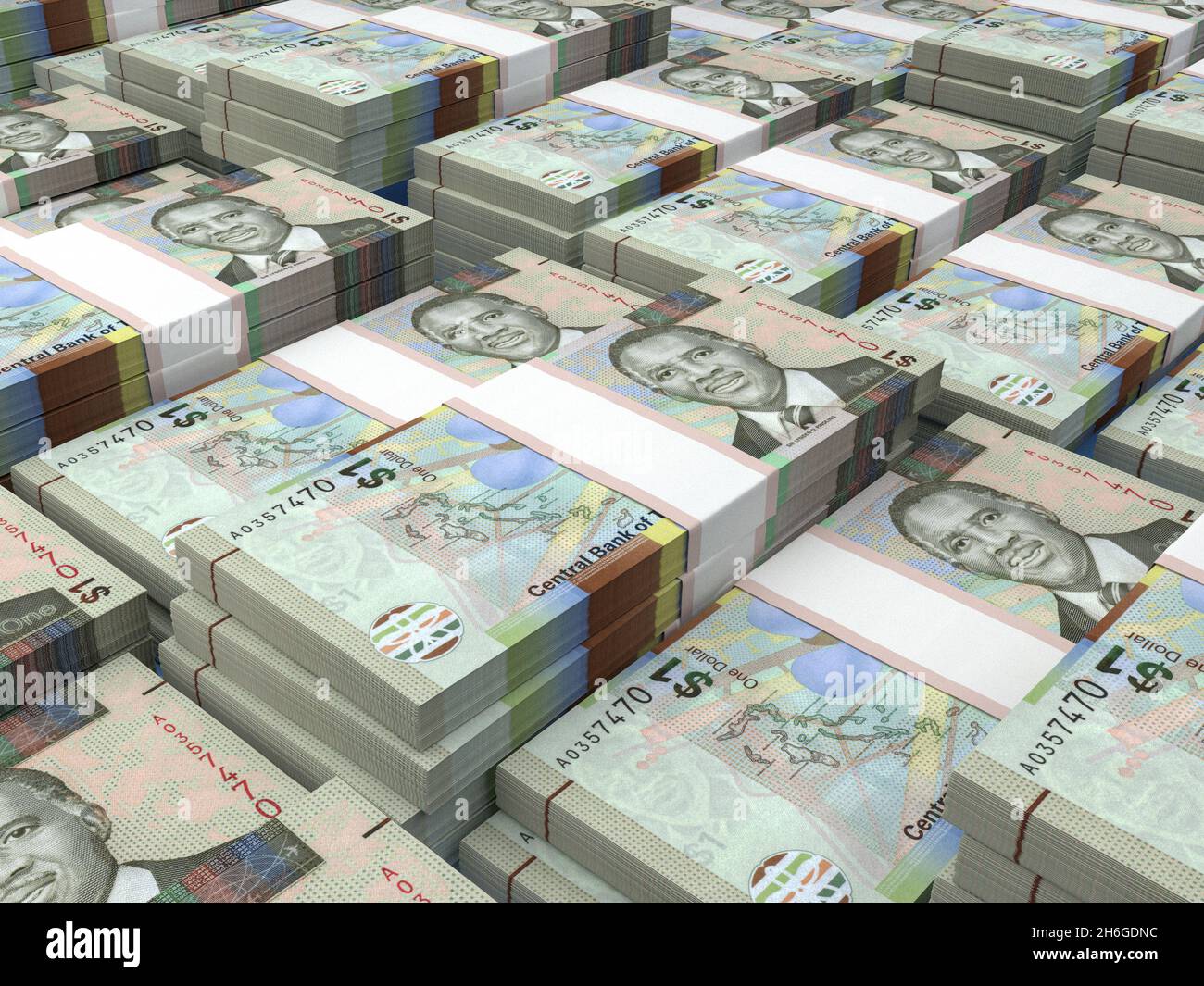 Money of Bahamas. Bahamas dollar bills. BSD banknotes. 20 dollars ...