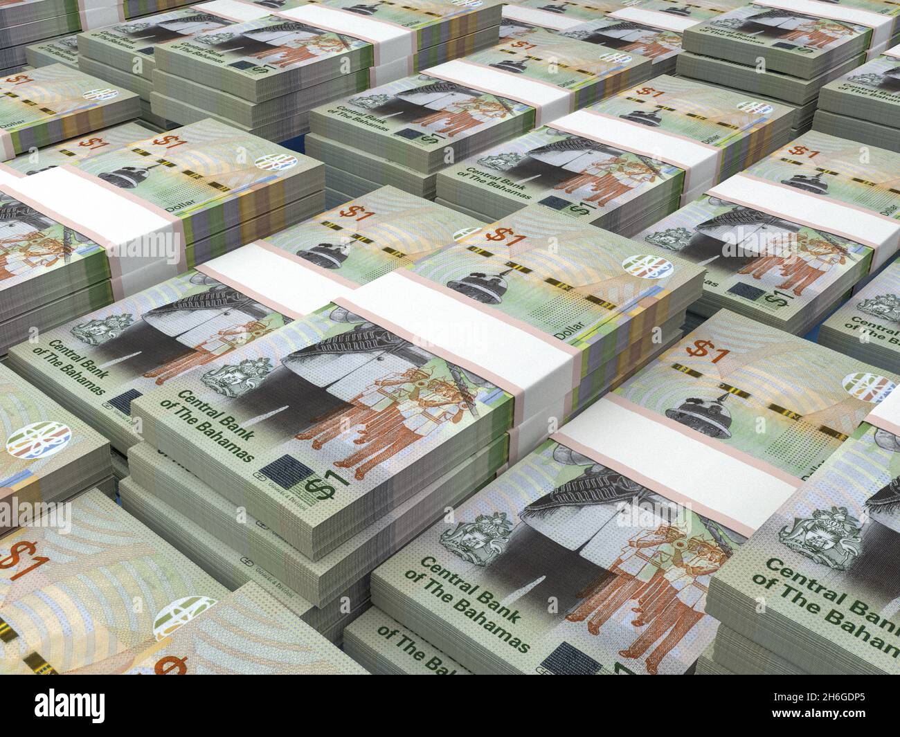 Money of Bahamas. Bahamas dollar bills. BSD banknotes. 20 dollars ...