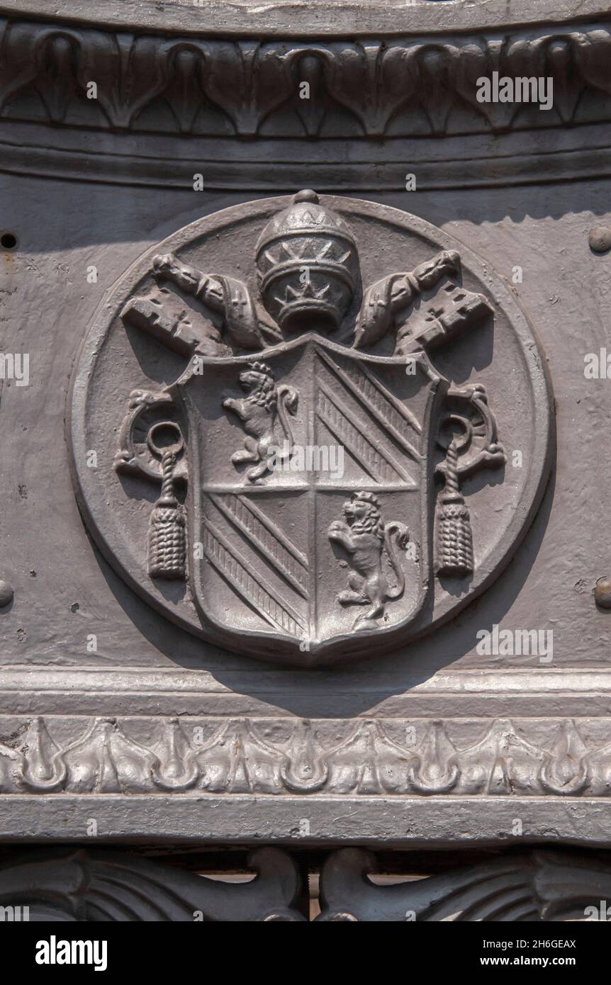 Relief crest in Rome Italy Stock Photo - Alamy