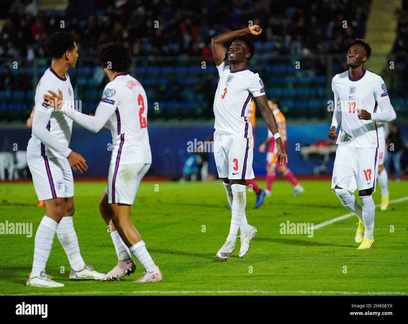 Bukayo saka celebration hi-res stock photography and images - Alamy
