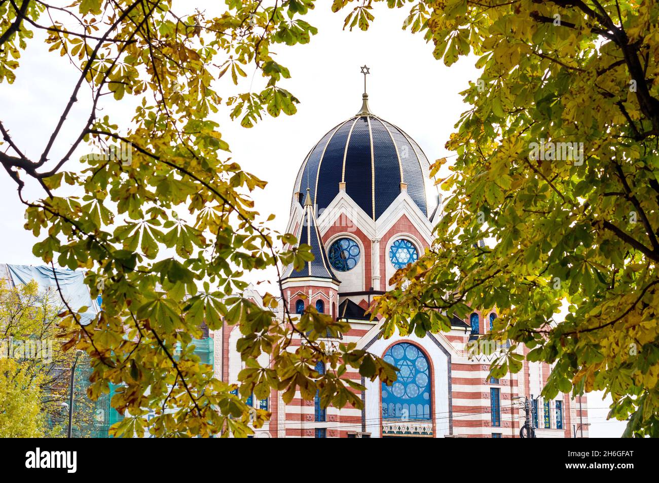 Kaliningrad, Russia, October 18, 2021. The New Liberal Synagogue. House ...