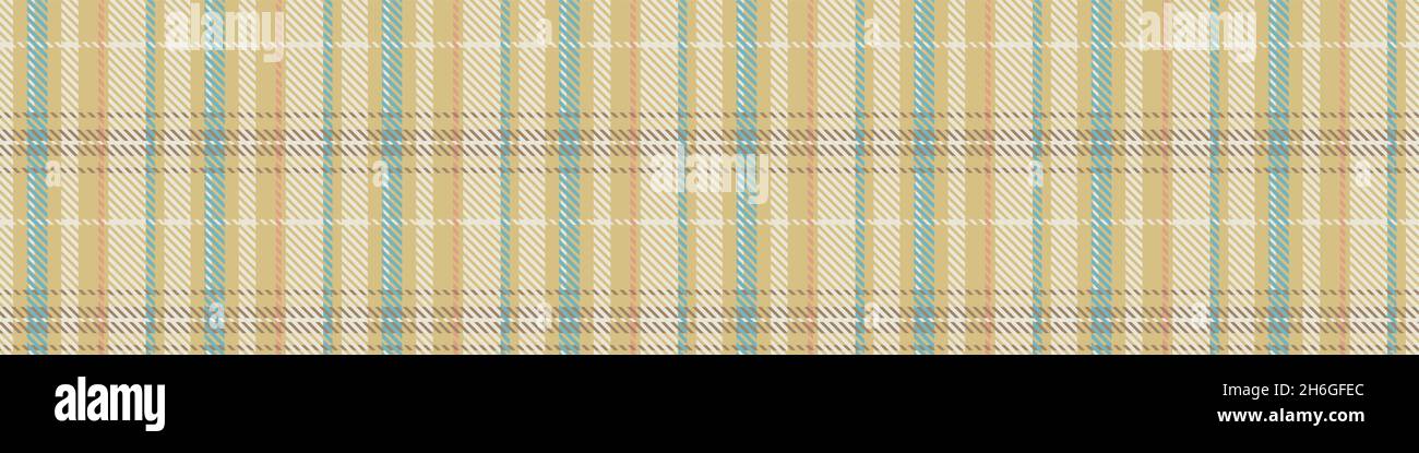 Gender neutral seamless plaid vector border. Gingham baby color checker ...