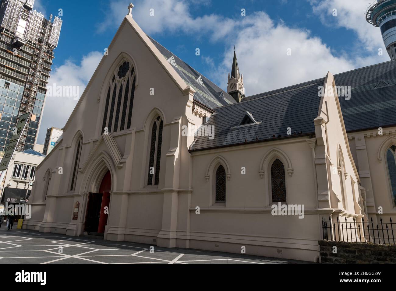 The church in Auckland city, New Zealand Stock Photo - Alamy